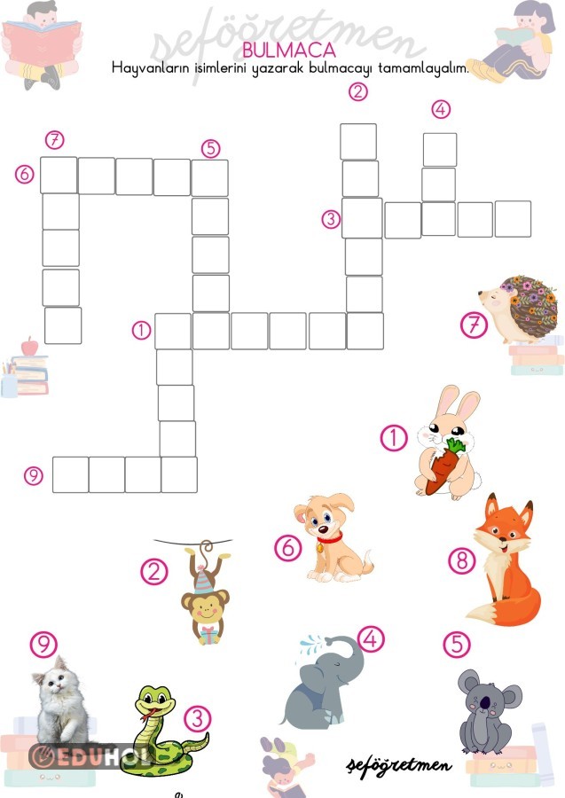 Bulmaca 2 | Eduhol - Ders Videoları İzle Online Test Çöz Etkinlik İndir