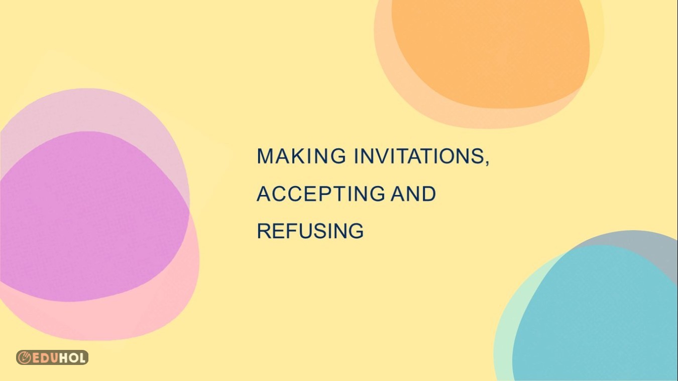 Making İnvitations, Accepting ... | Eduhol - Ders Videoları İzle Online ...