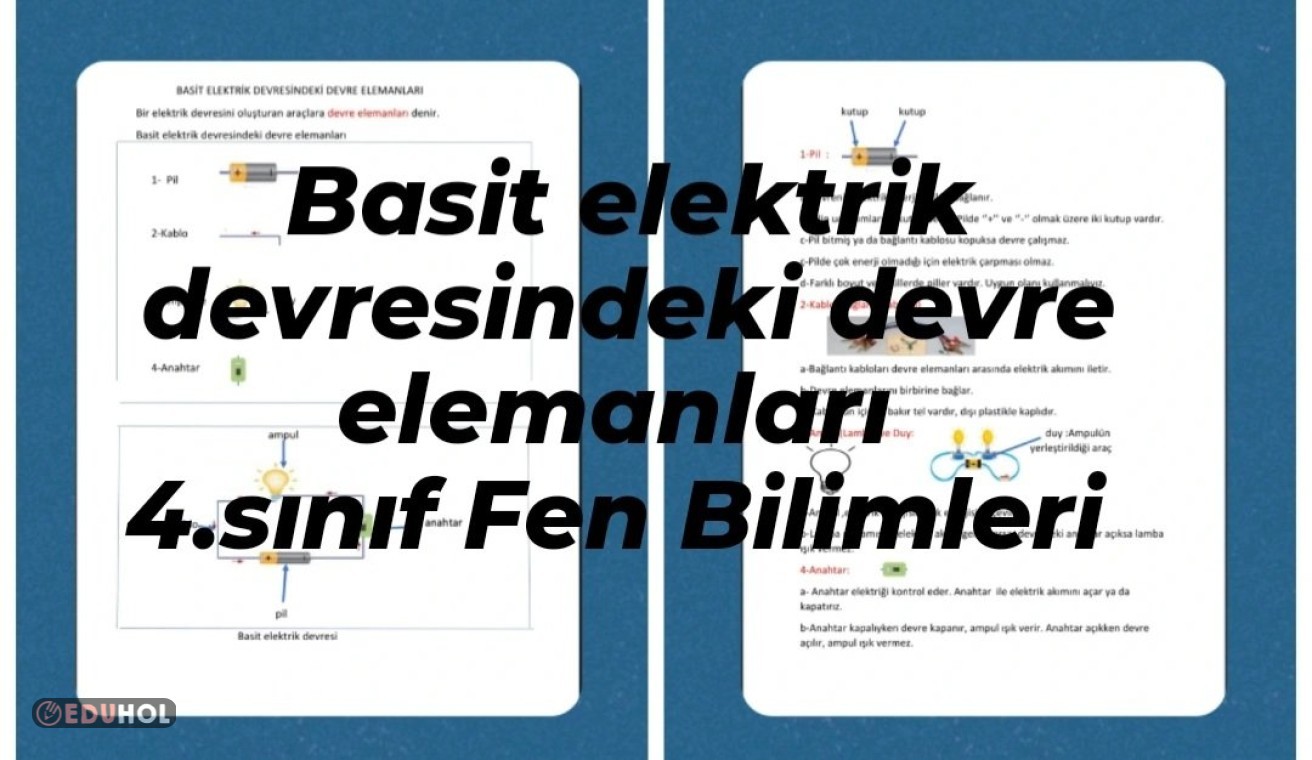Basit Elektrik Devresindeki De... | Eduhol - Ders Videoları İzle Online ...